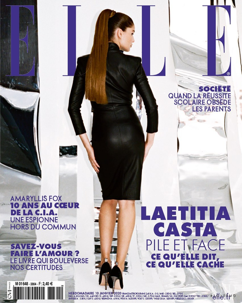 Cover of Elle France with Laetitia Casta, January 2020 (ID:54676 ...