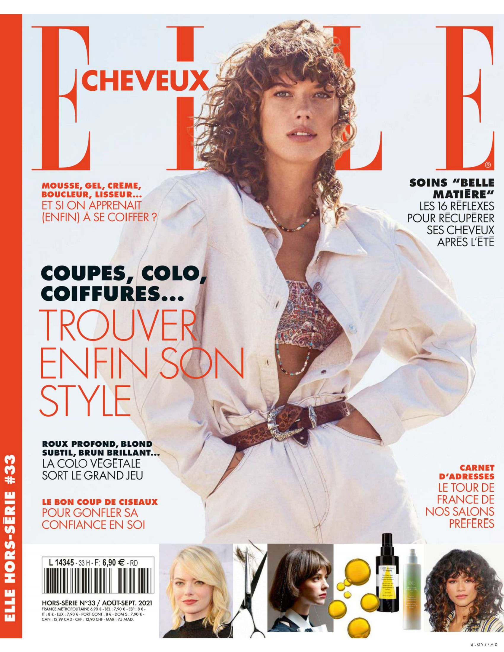 Cover of Elle France , August 2021 (ID:62924)| Magazines | The FMD
